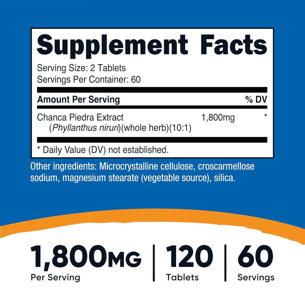 High potency Chanca Piedra supplement