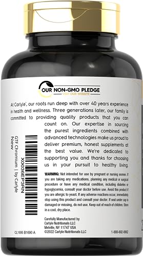 High potency chromium for energy levels