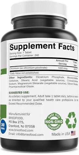 high potency chromium picolinate 1000 mcg