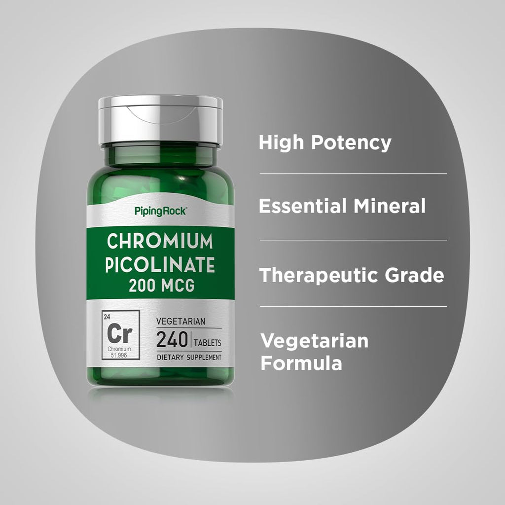 High potency chromium picolinate 240 count