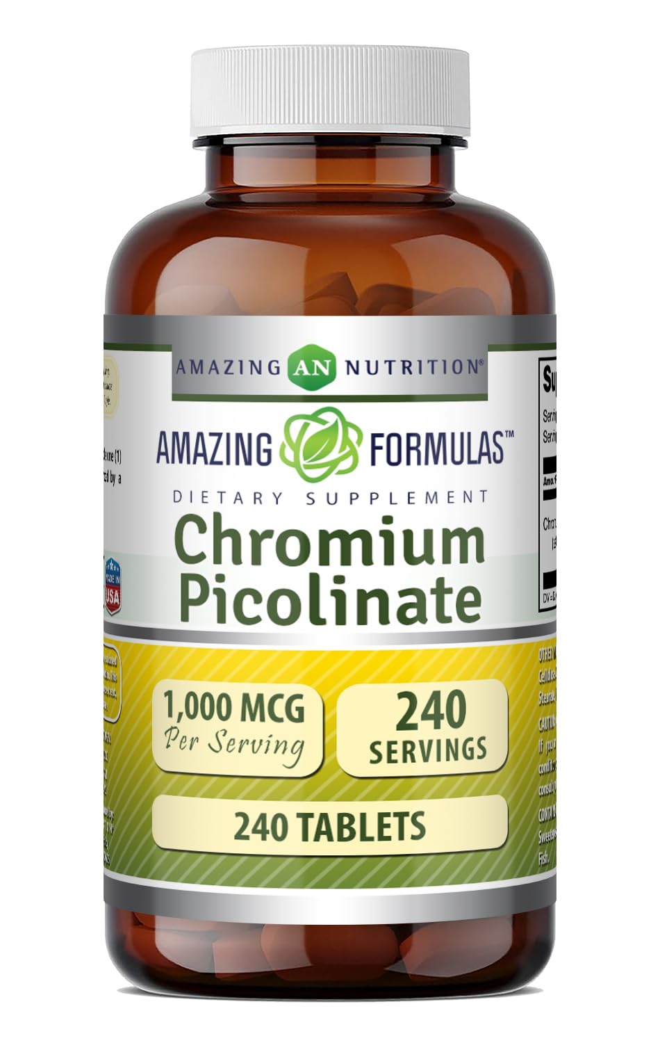 high potency chromium picolinate tablets