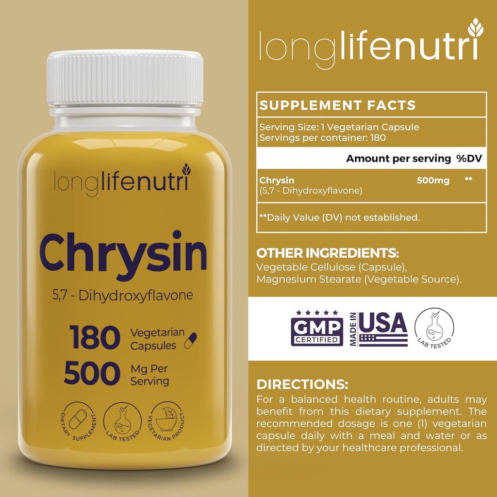 high potency Chrysin multivitamins
