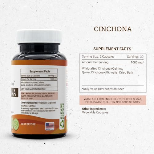 High potency Cinchona bark extract