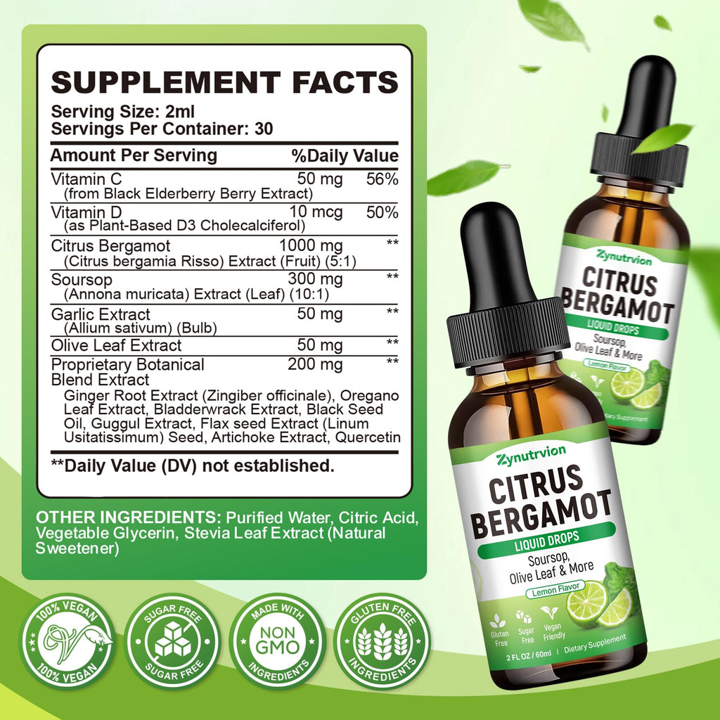 High potency Citrus Bergamot supplement