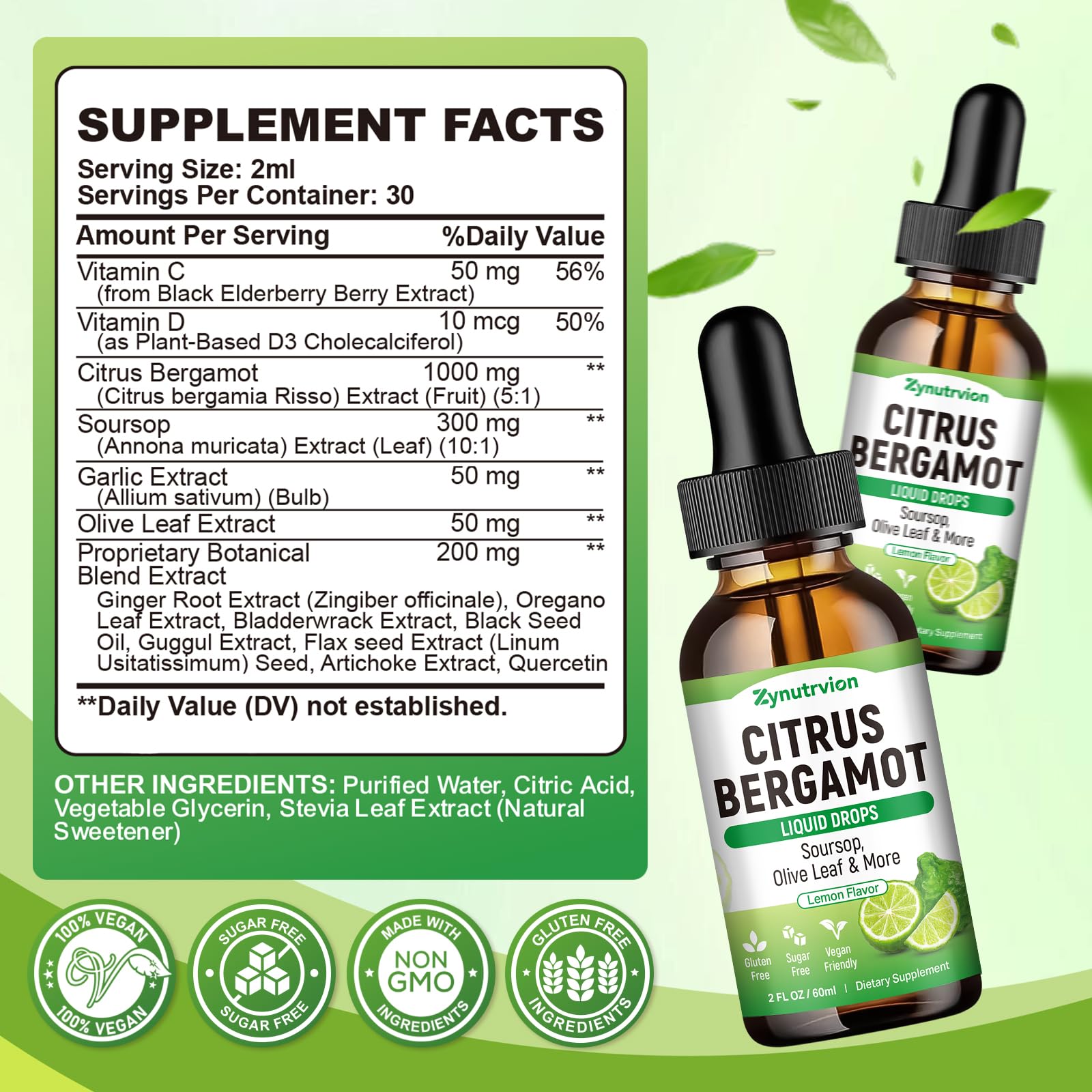 High potency Citrus Bergamot supplement