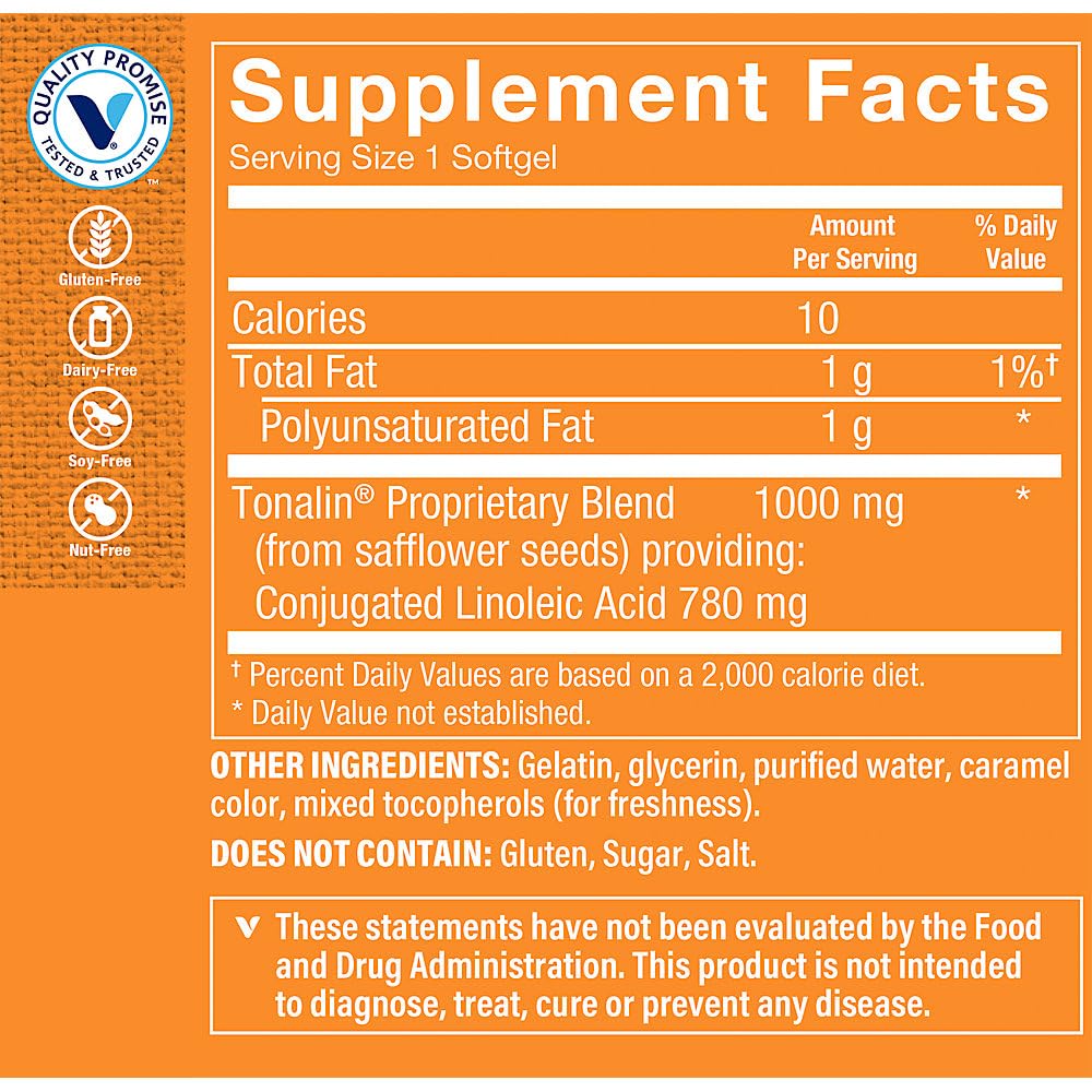 High potency CLA 1000 mg supplement