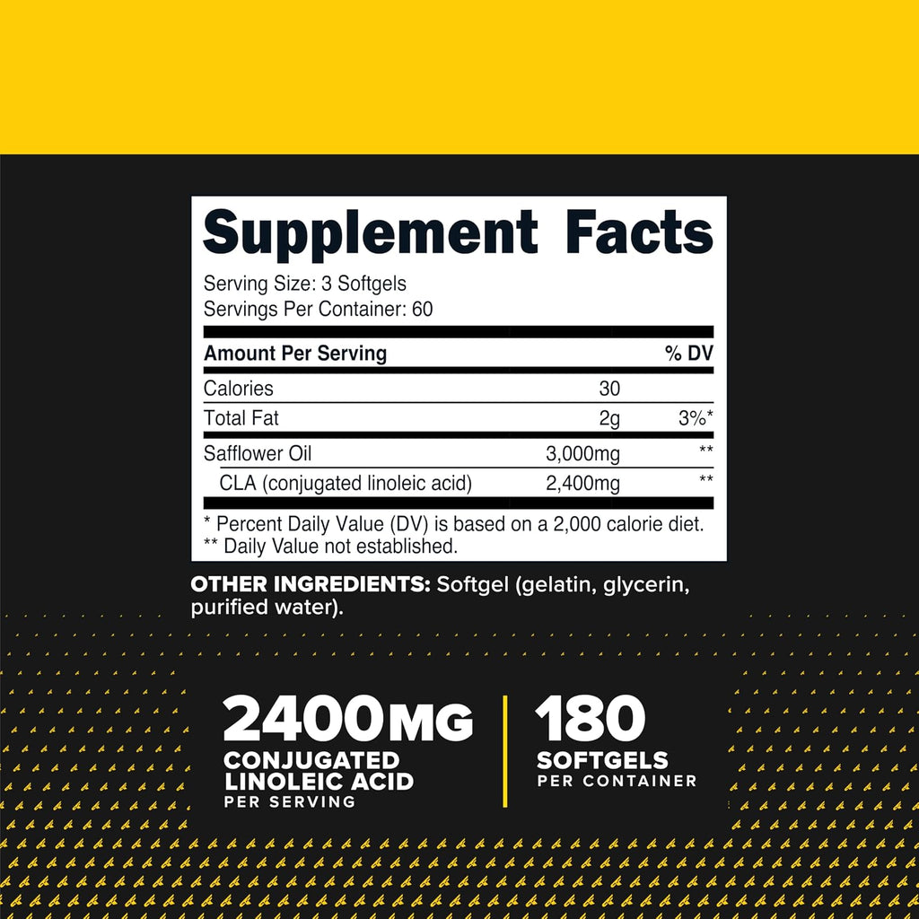 High potency CLA 2400 mg supplement