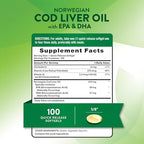 high potency cod liver oil softgels