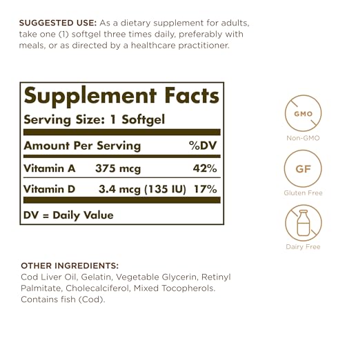high potency cod liver oil softgels