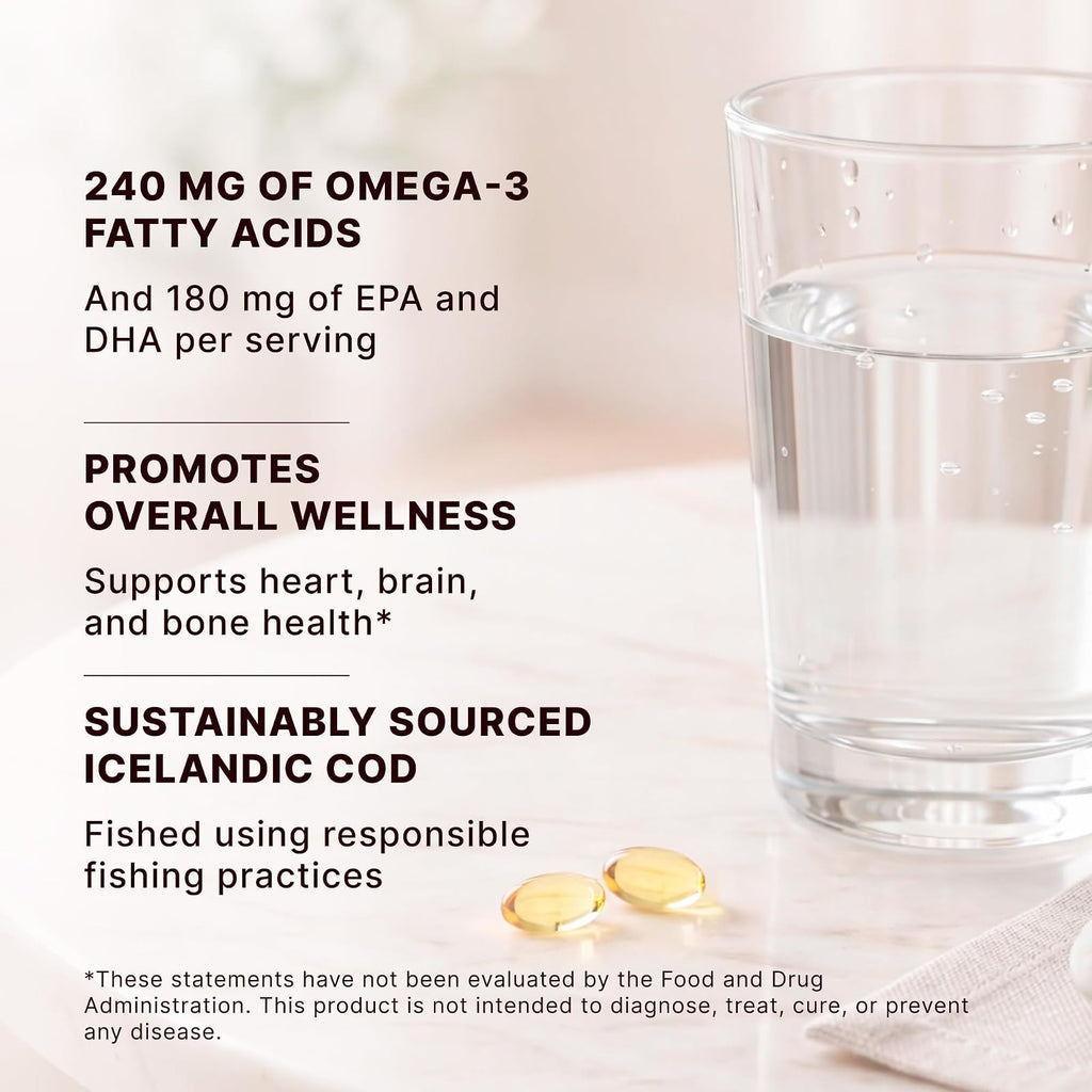 high potency cod liver oil softgels