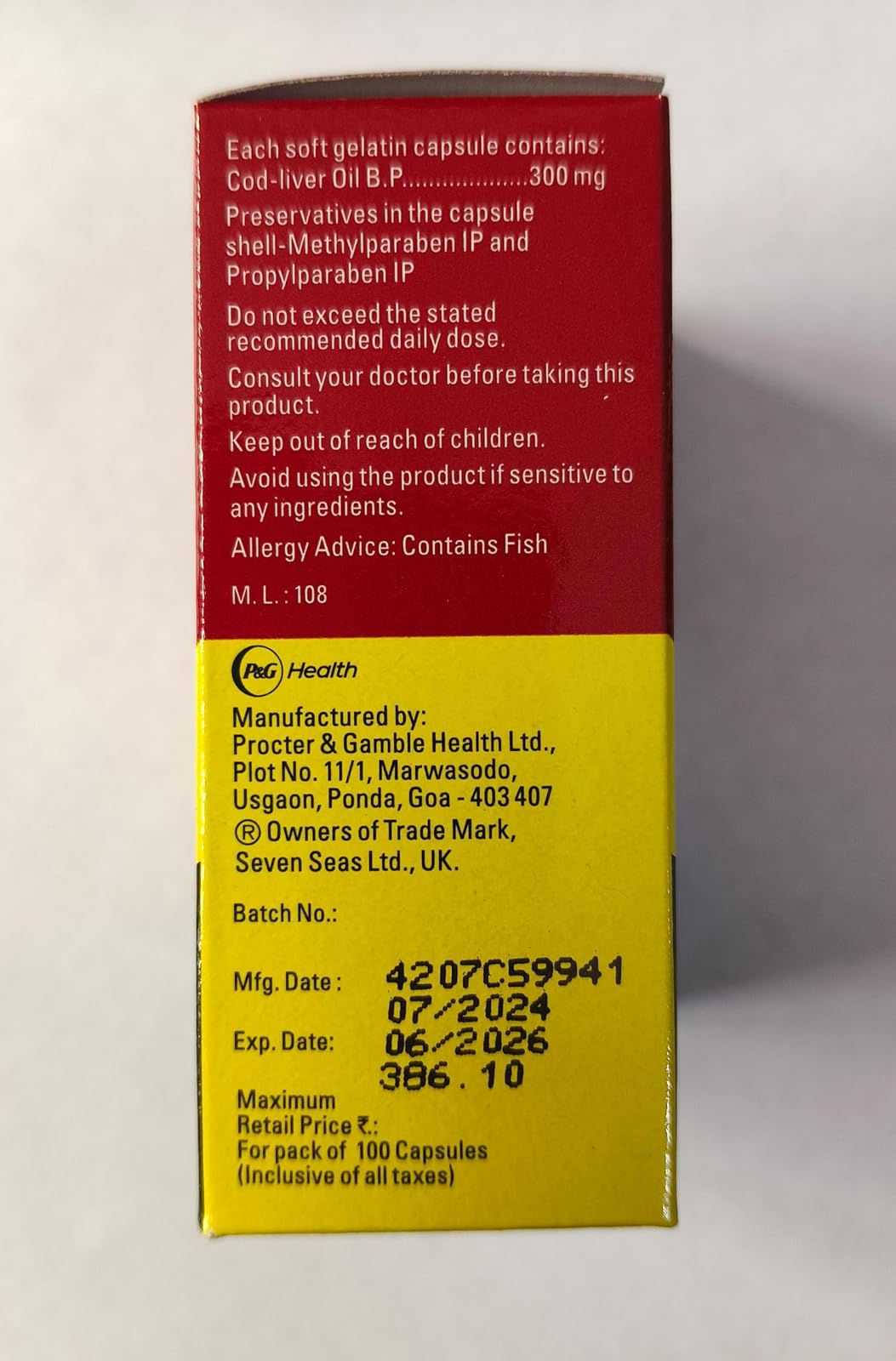 high potency cod liver oil supplement