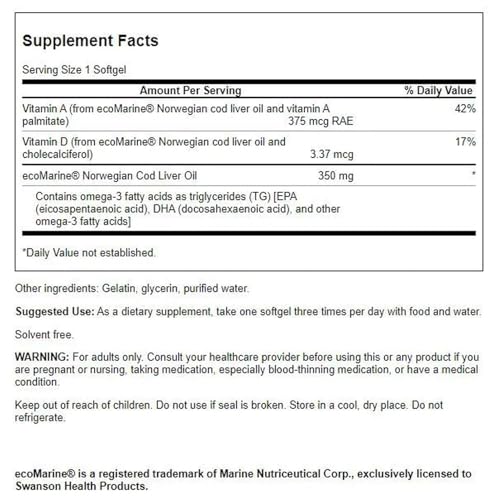 high potency cod liver oil