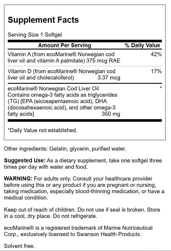 high potency cod liver oil