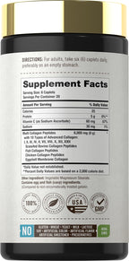 High potency collagen caplets