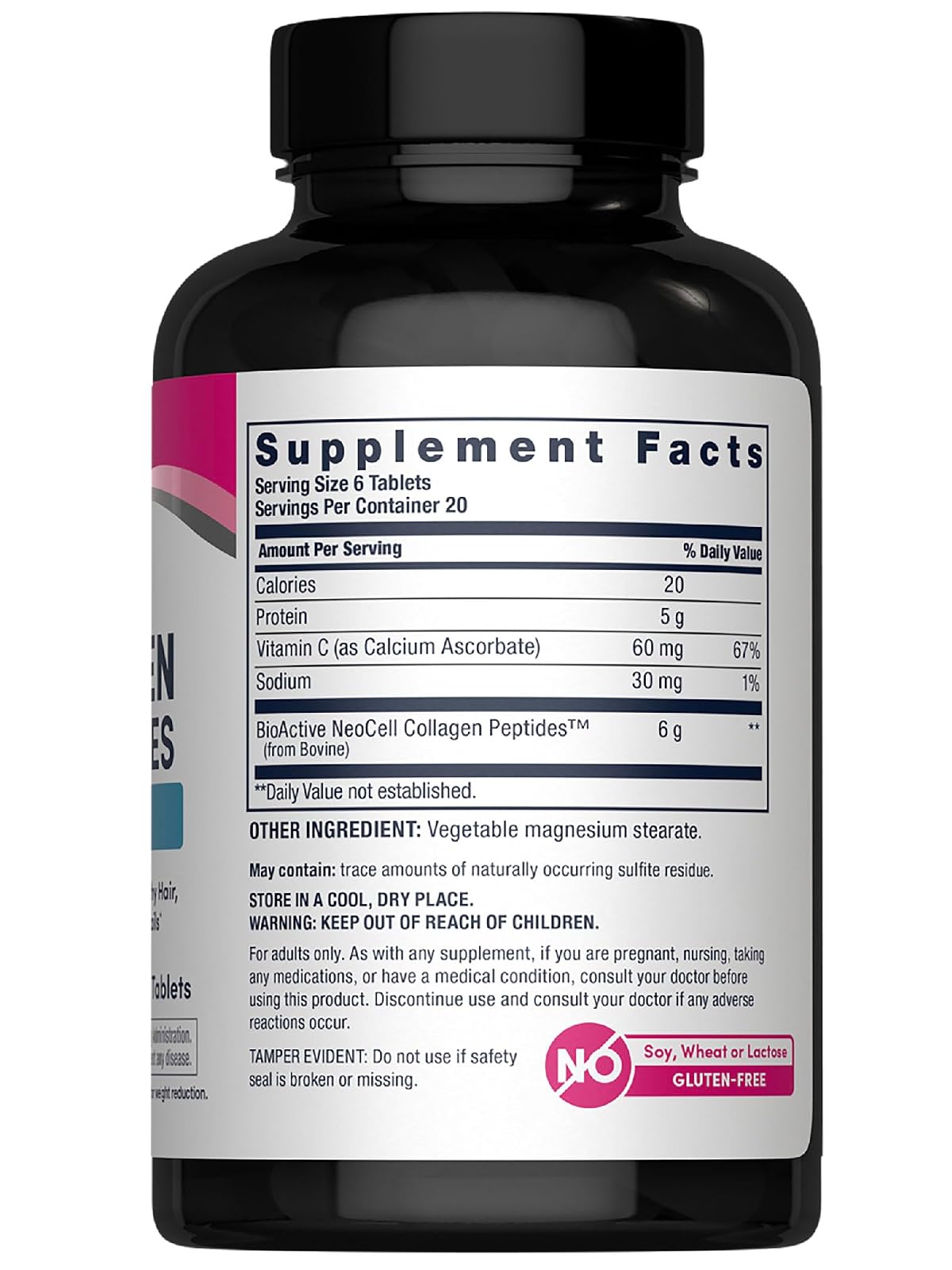 high potency collagen capsules 6000 mg