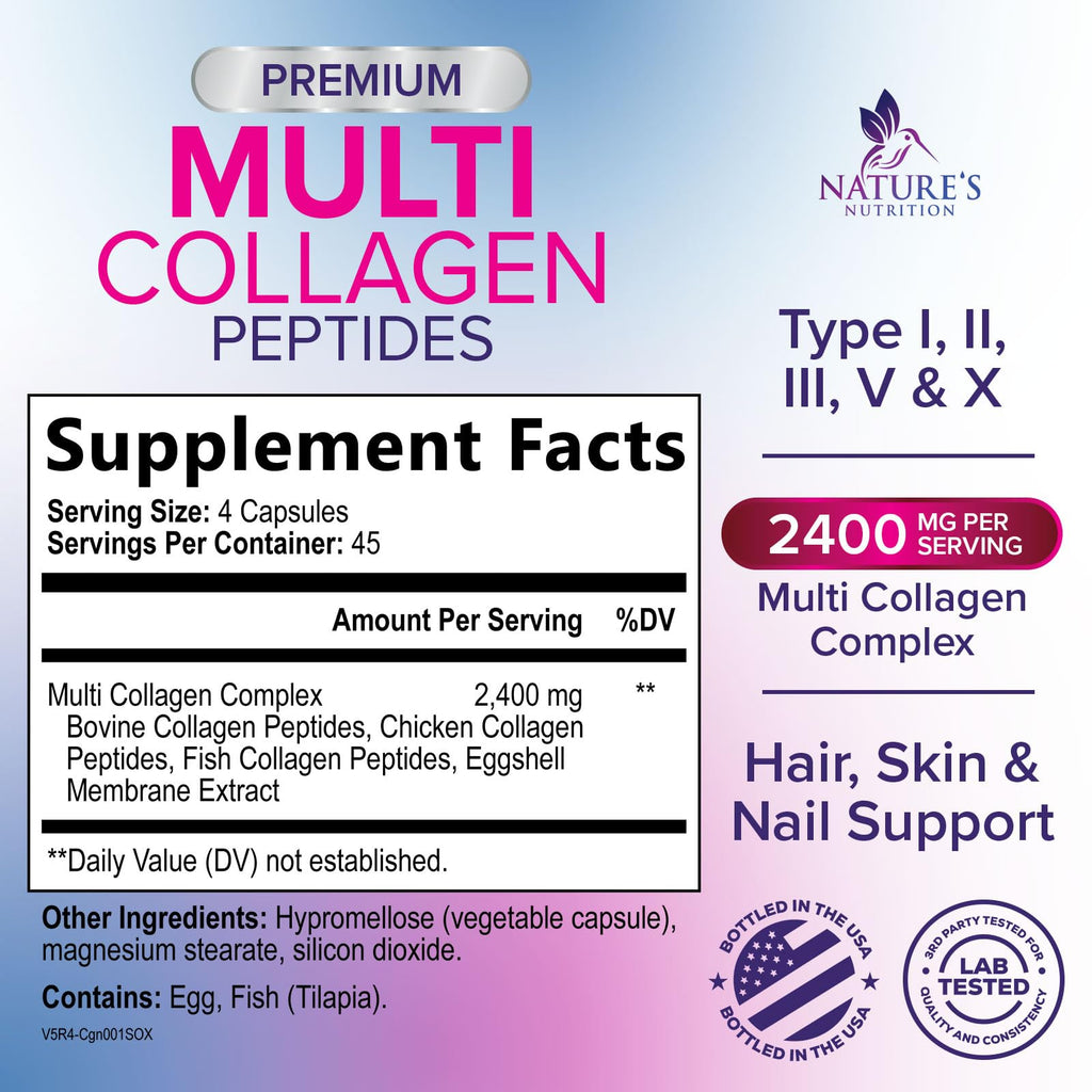 high potency collagen peptides supplement