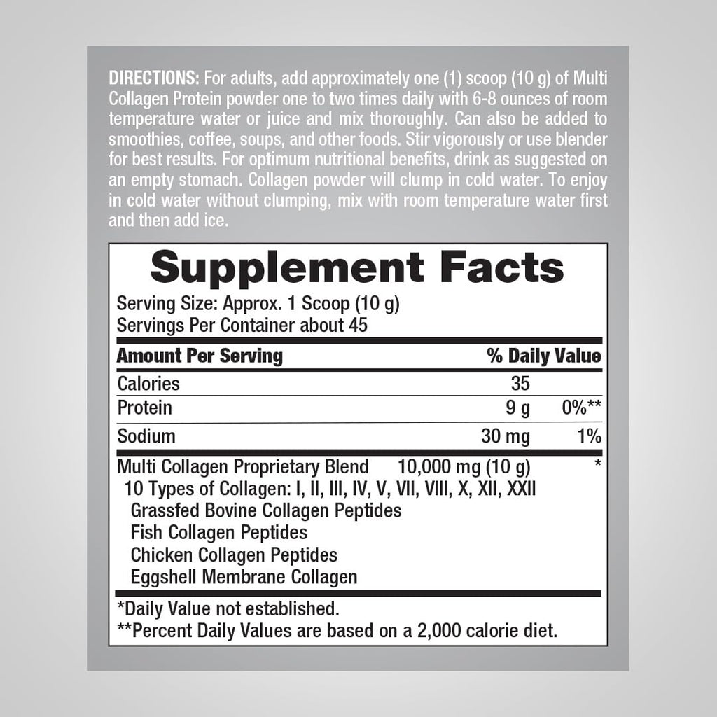 high potency collagen peptides supplement