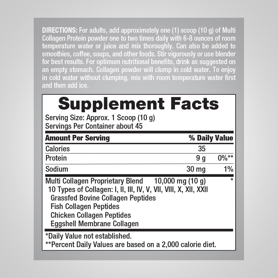 high potency collagen peptides supplement