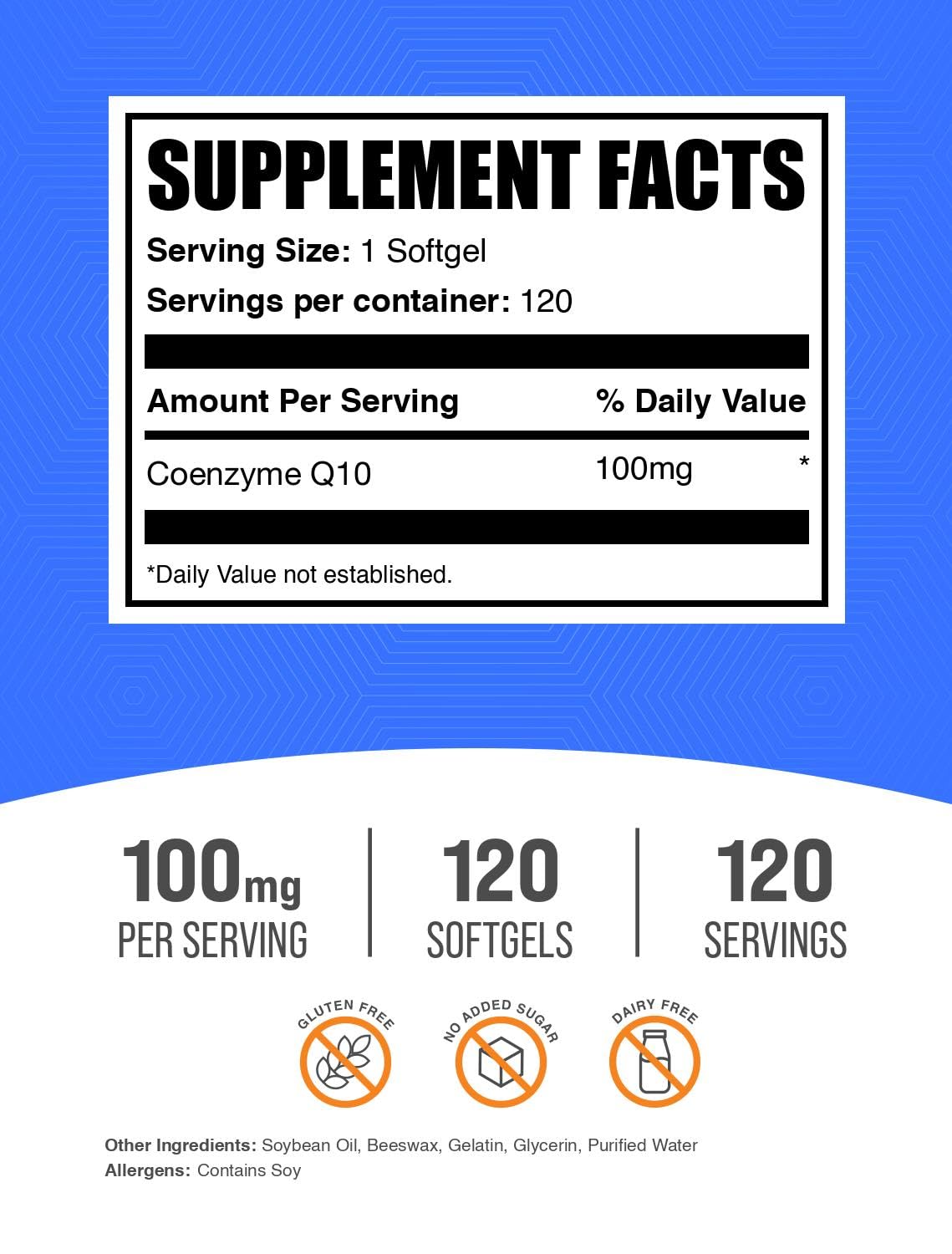 high potency coq10 100 mg softgels