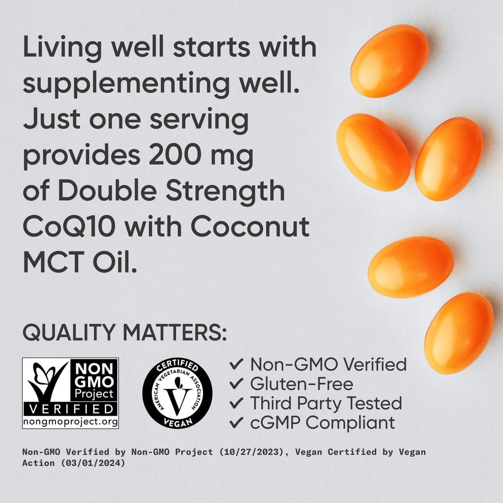 high potency coq10 200 mg capsules