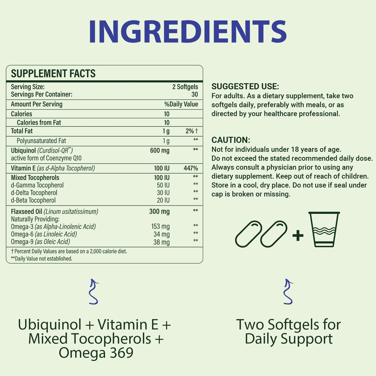 high potency coq10 600 mg softgels