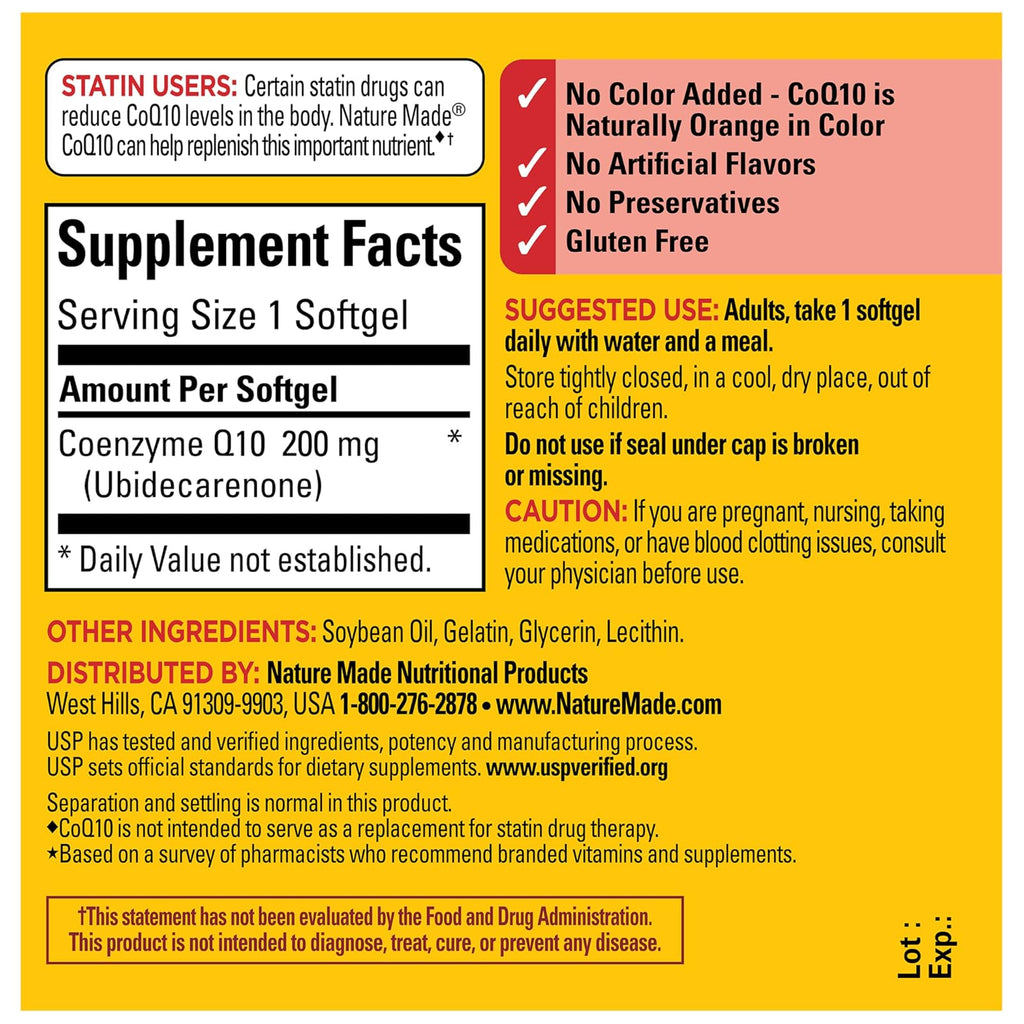 High potency CoQ10 for active lifestyles