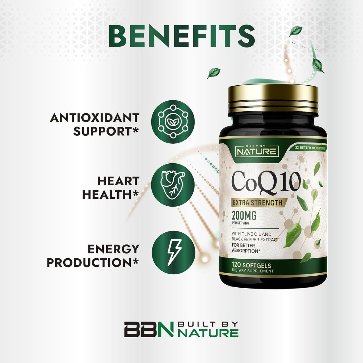 high potency coq10 for antioxidant protection