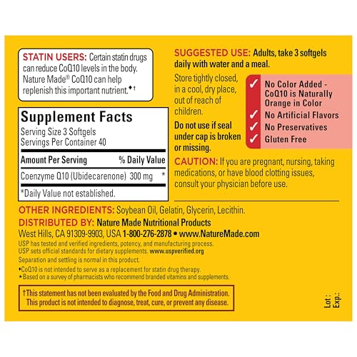 High potency CoQ10 for daily vitality