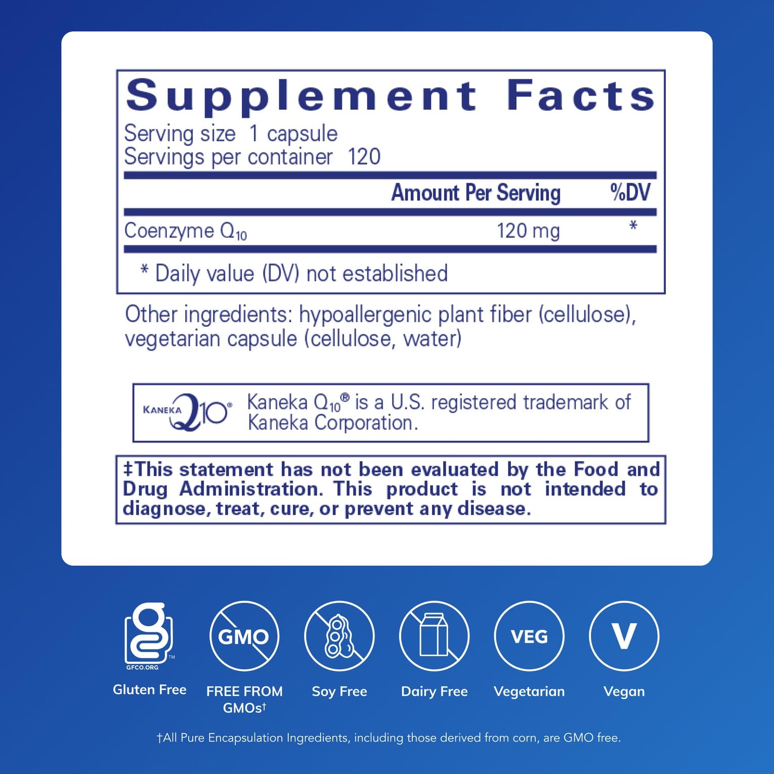 High potency coq10 for energy support