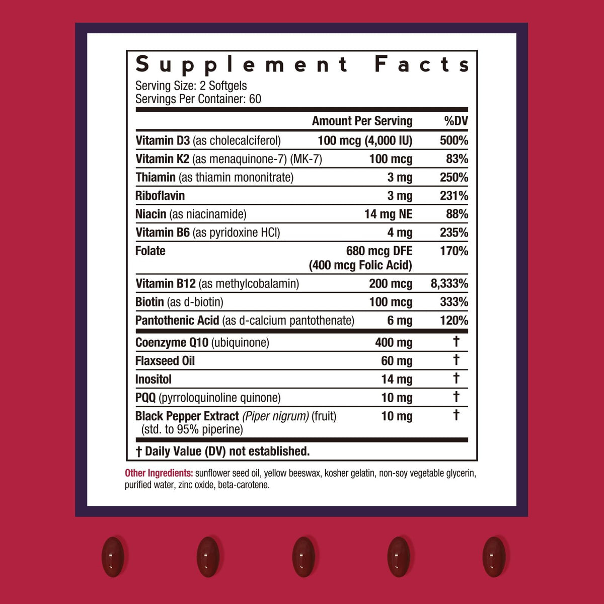 high potency CoQ10 for energy