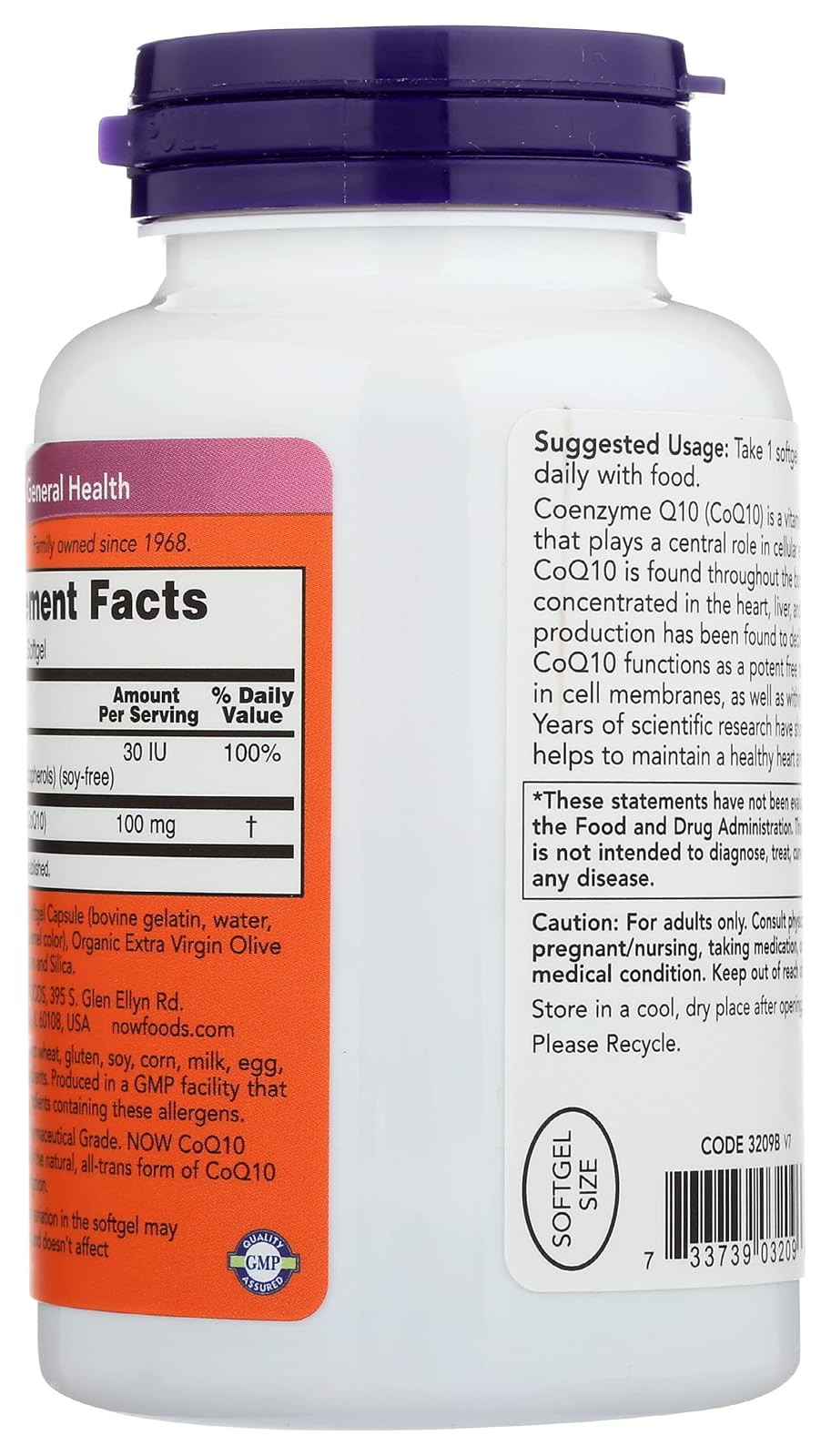 high potency CoQ10 for energy