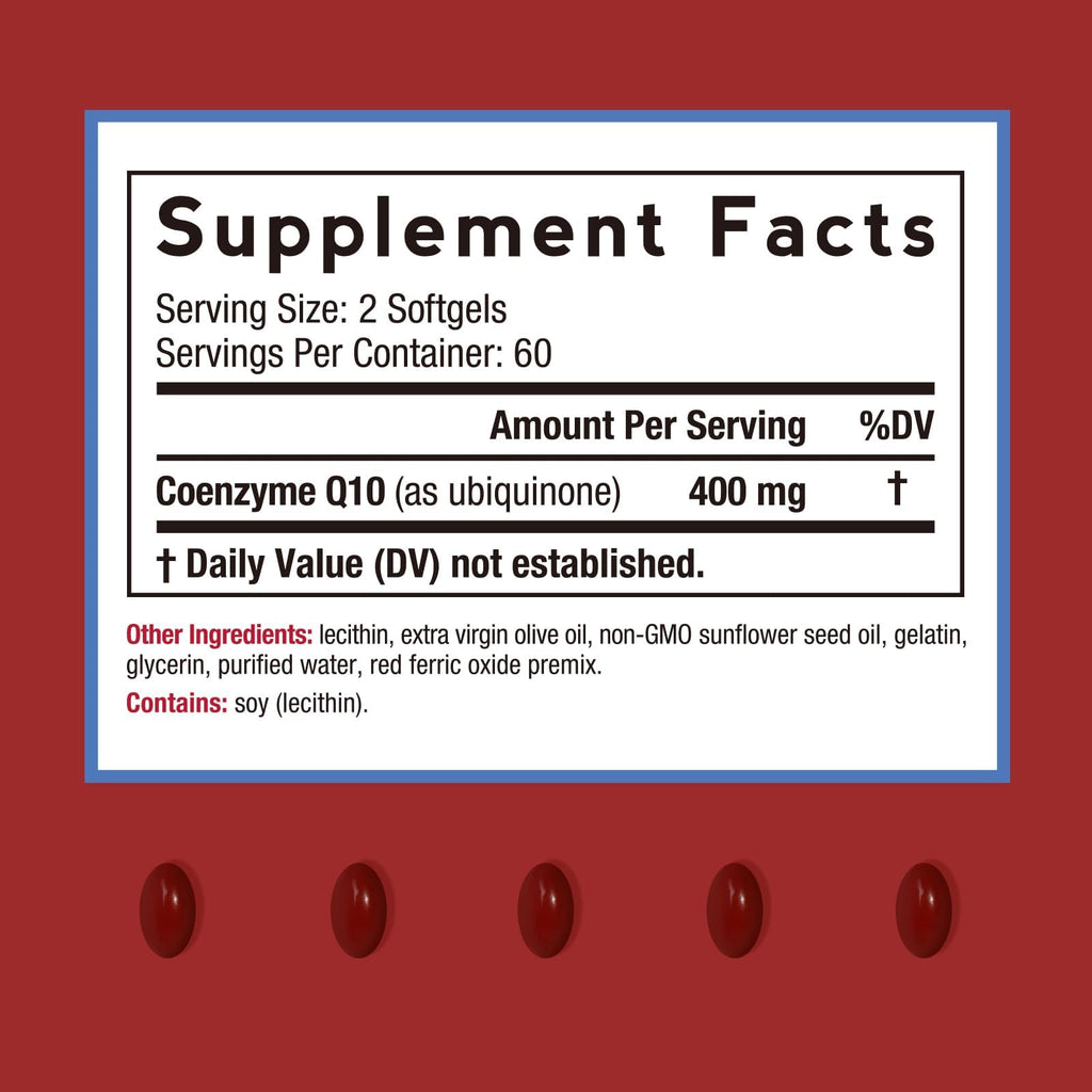 high potency CoQ10 for energy