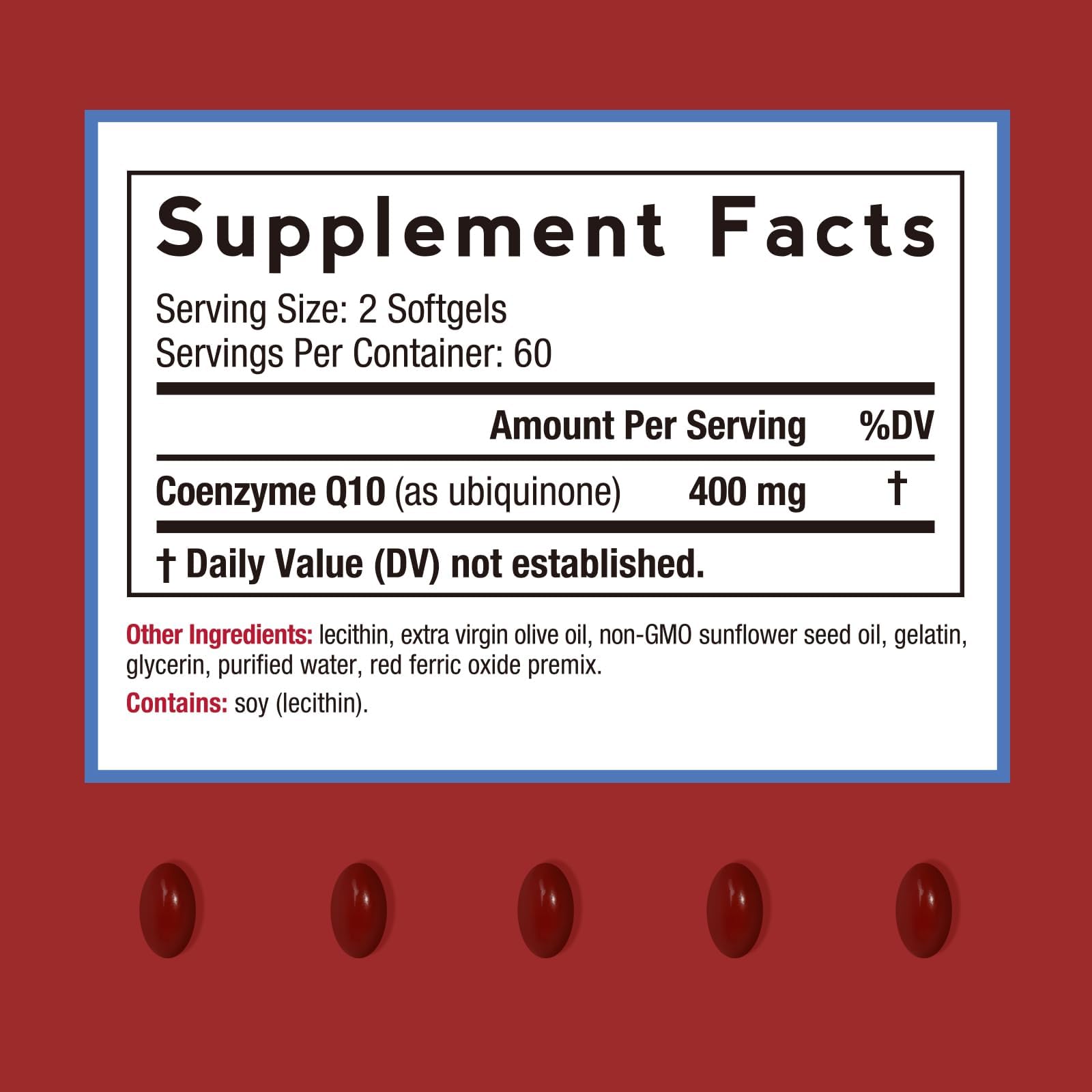 high potency CoQ10 for energy