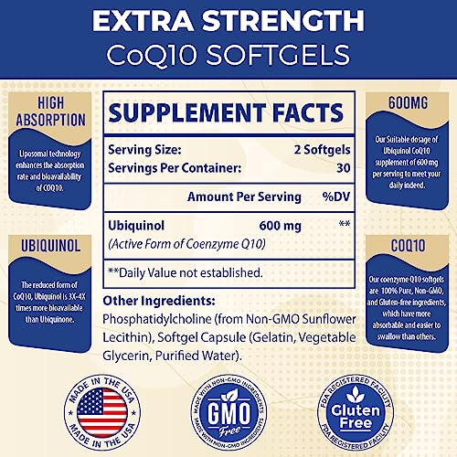 high potency coq10 softgels