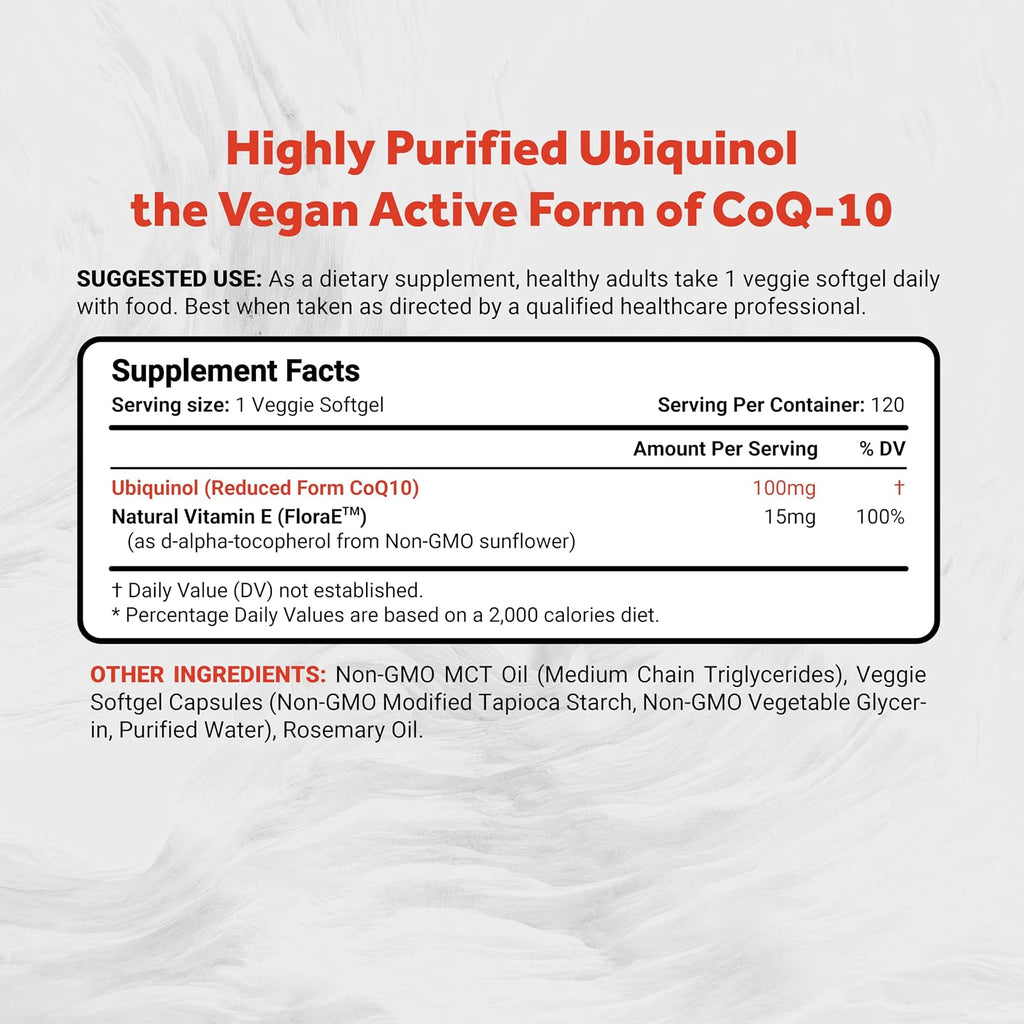 high potency coq10 softgels