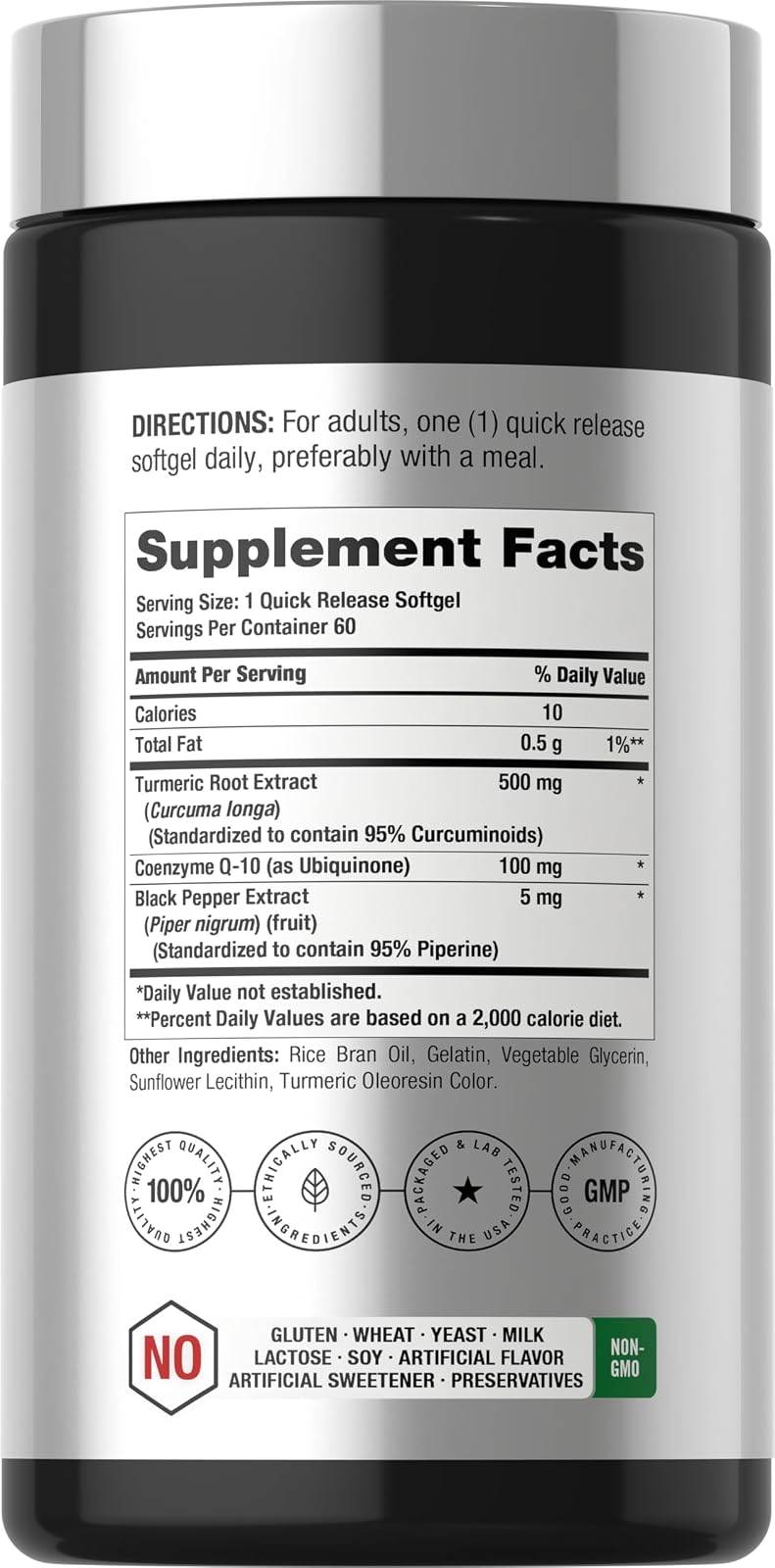 High potency CoQ10 supplement benefits