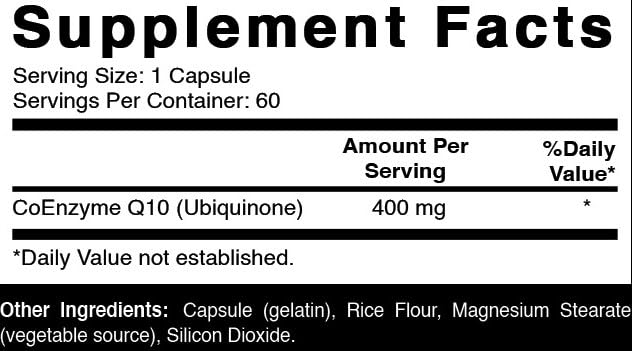 high potency CoQ10 supplement