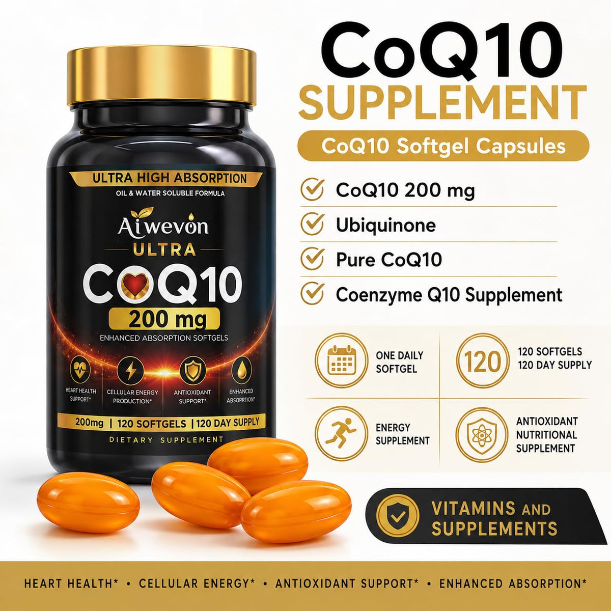 high potency CoQ10 supplement