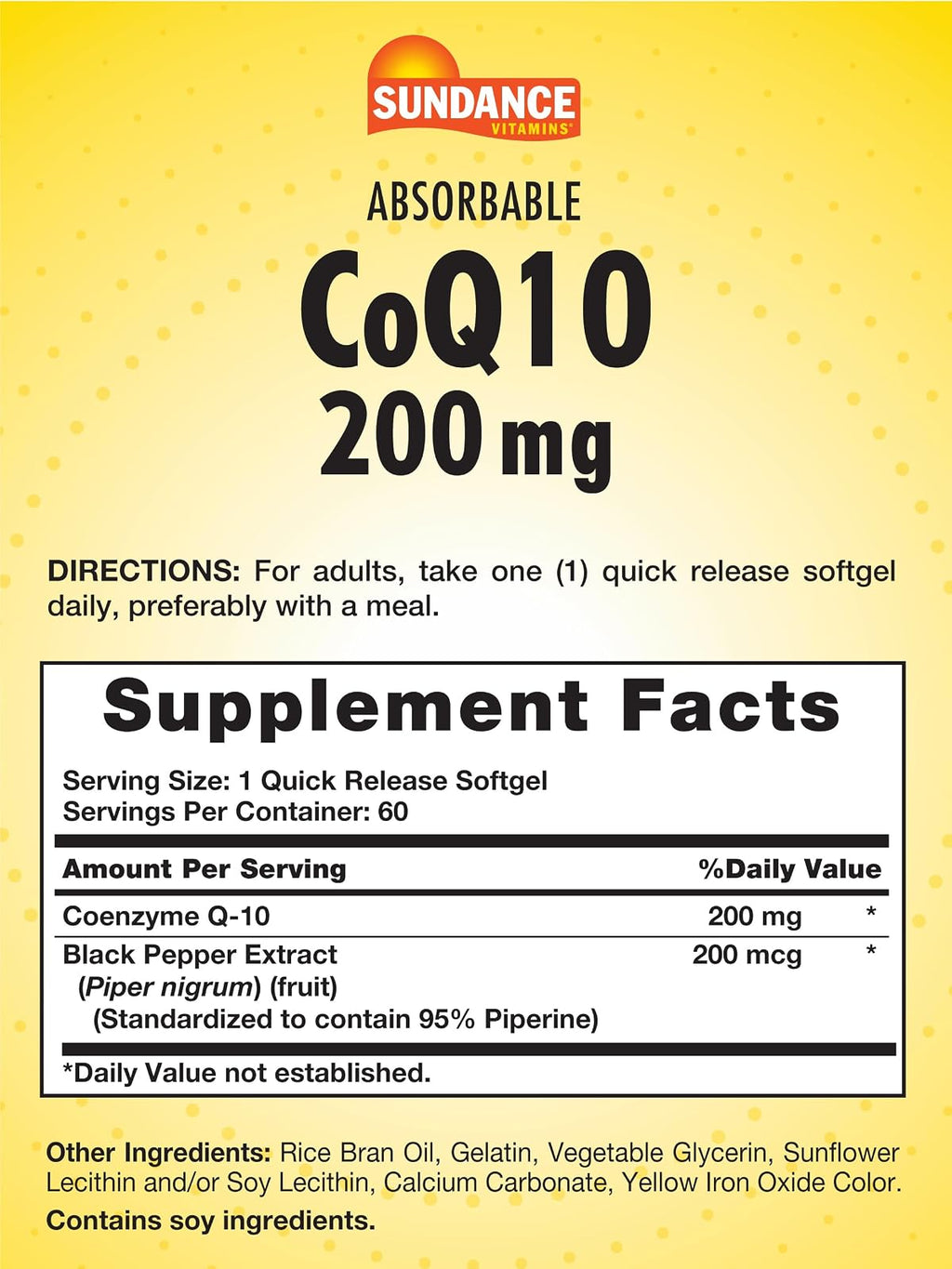 high potency CoQ10 supplement