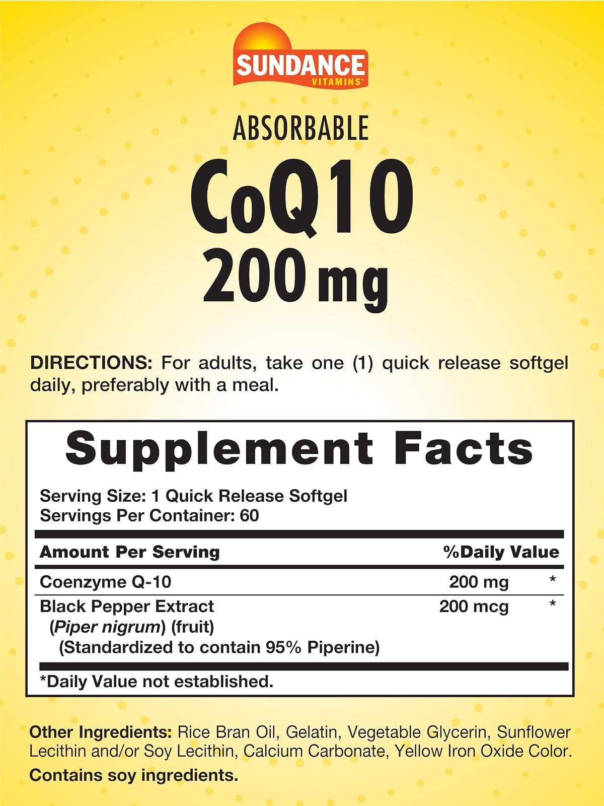 high potency CoQ10 supplement