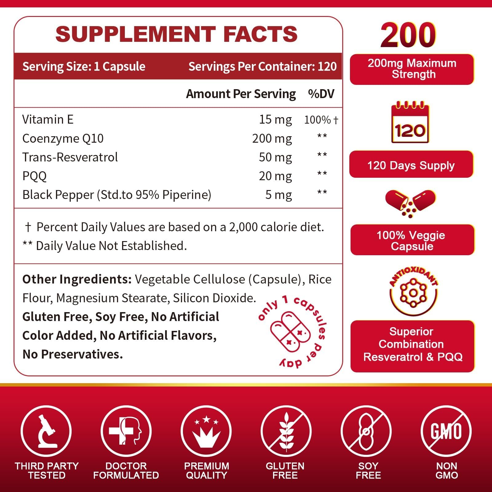 high potency CoQ10 supplement