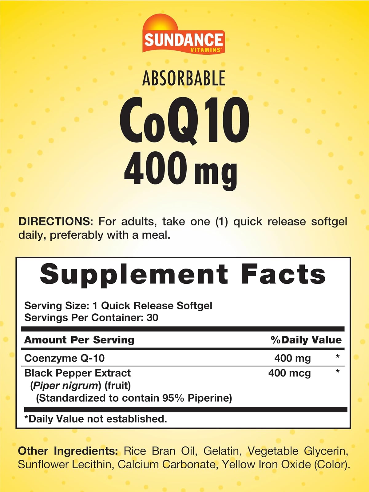 high potency coq10 supplement