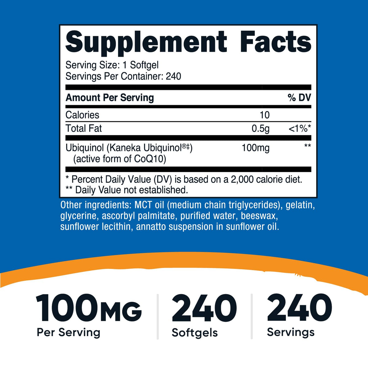 high potency coq10 supplement
