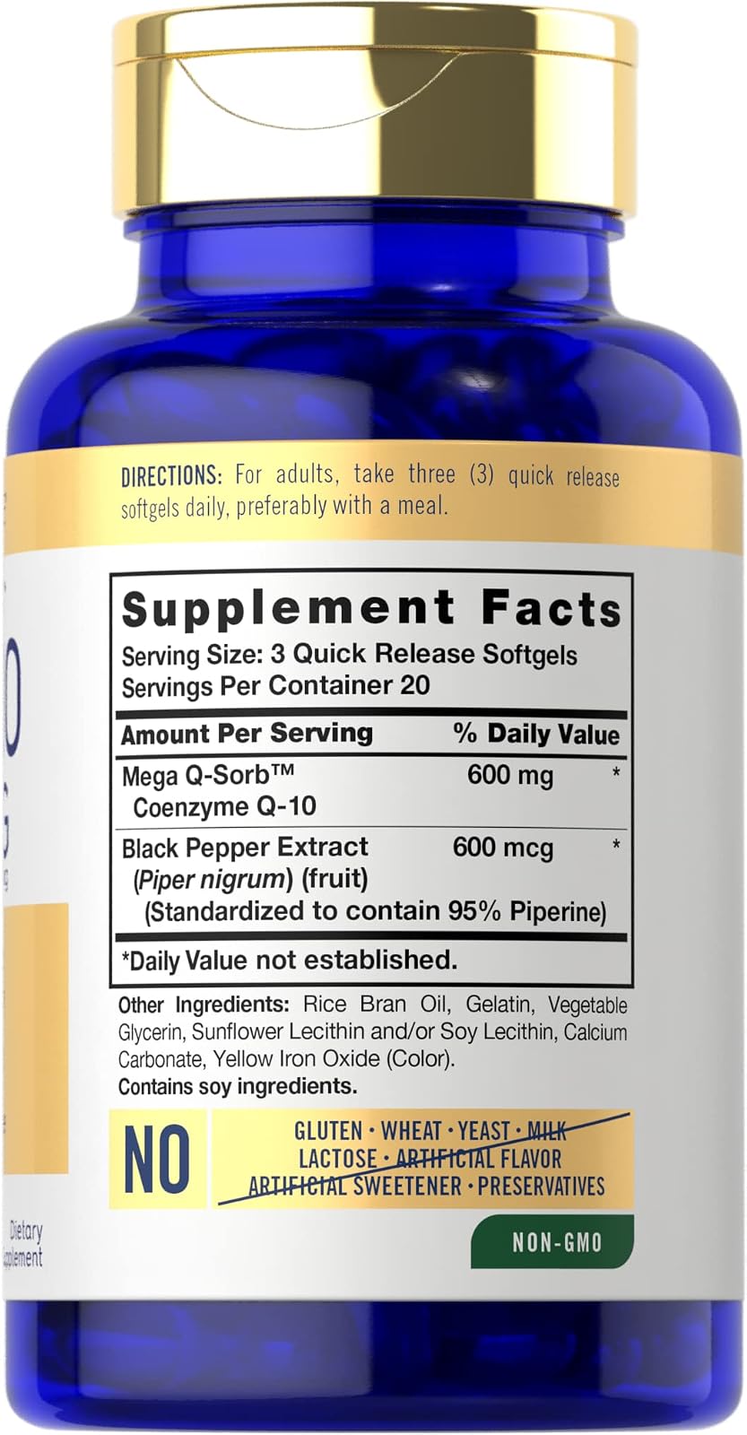 high potency CoQ10 supplement