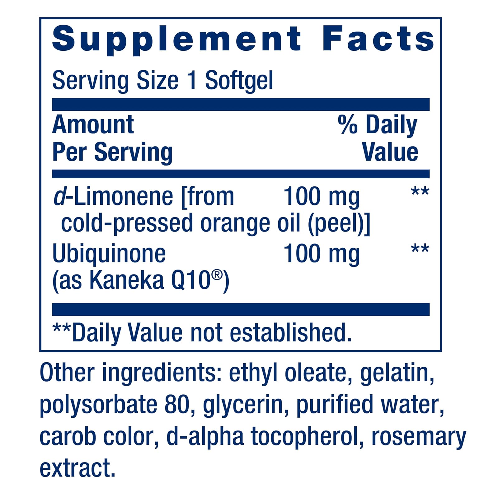 high potency CoQ10 supplement
