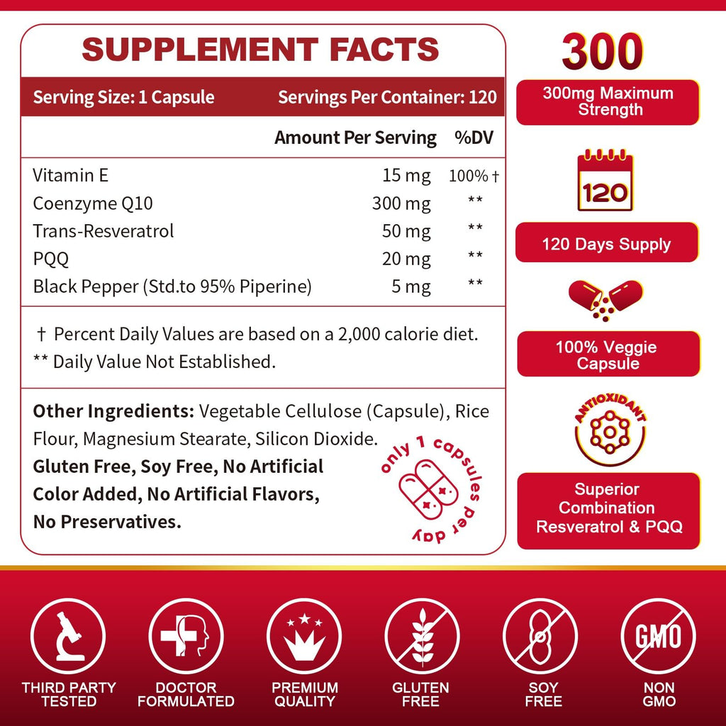 high potency CoQ10 supplement