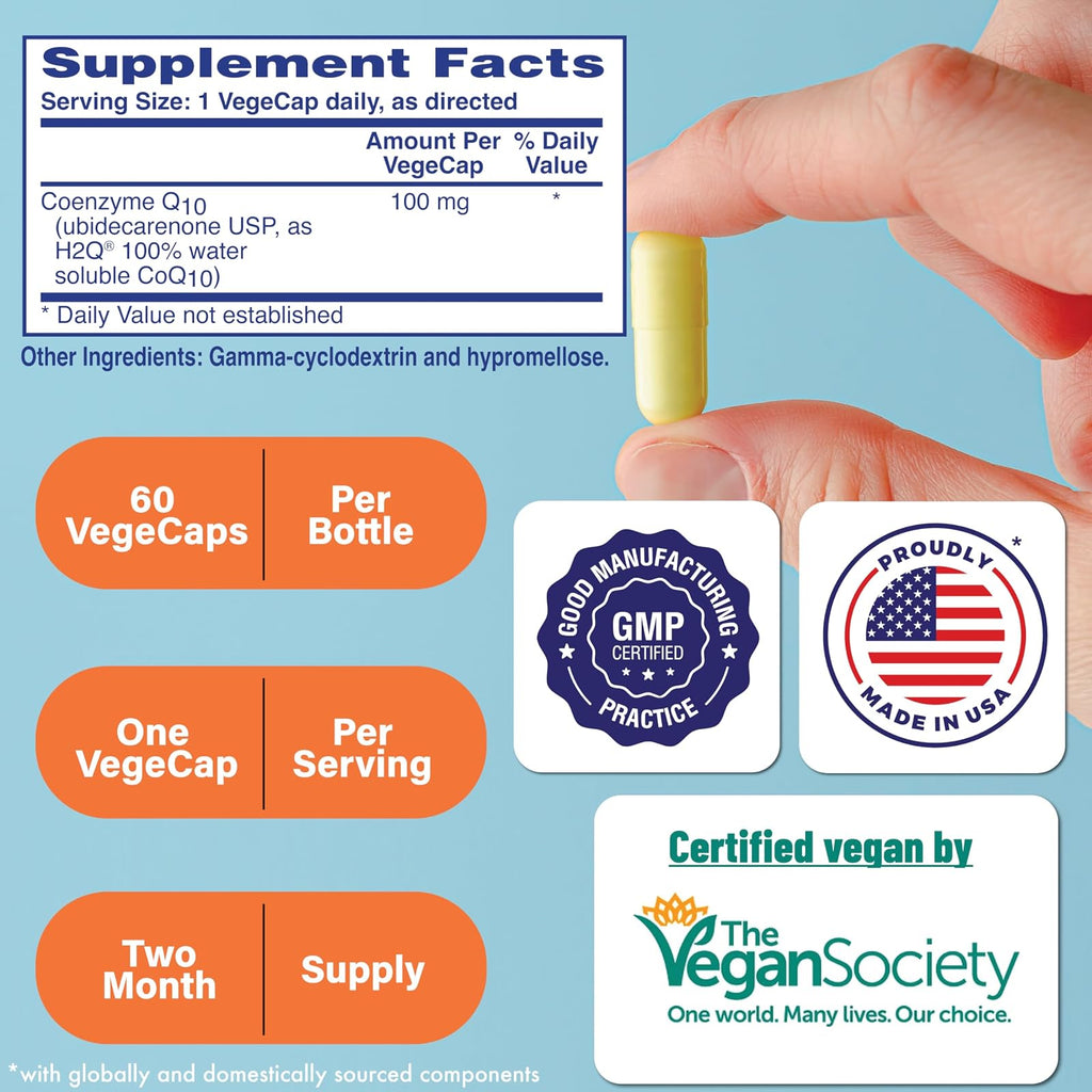 high potency coq10 ubiquinol capsules