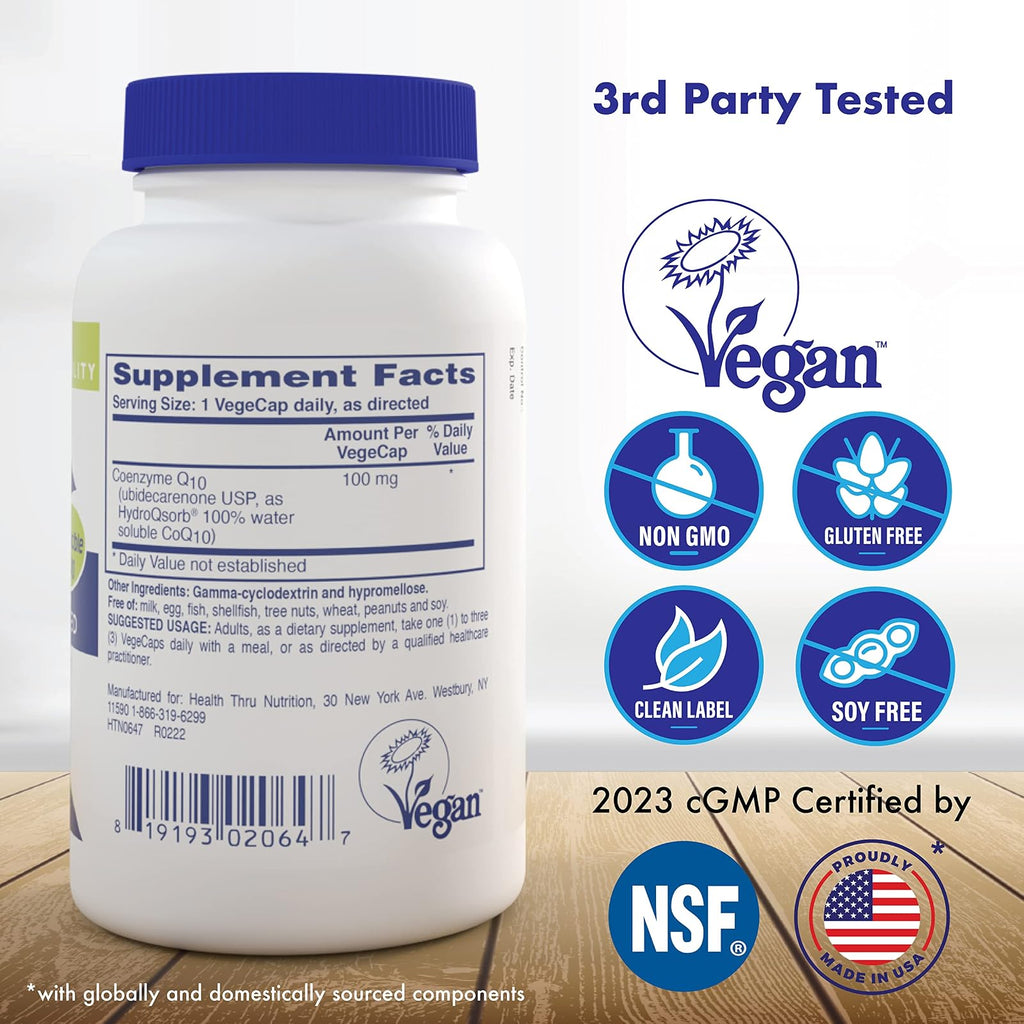 high potency coq10 ubiquinol capsules