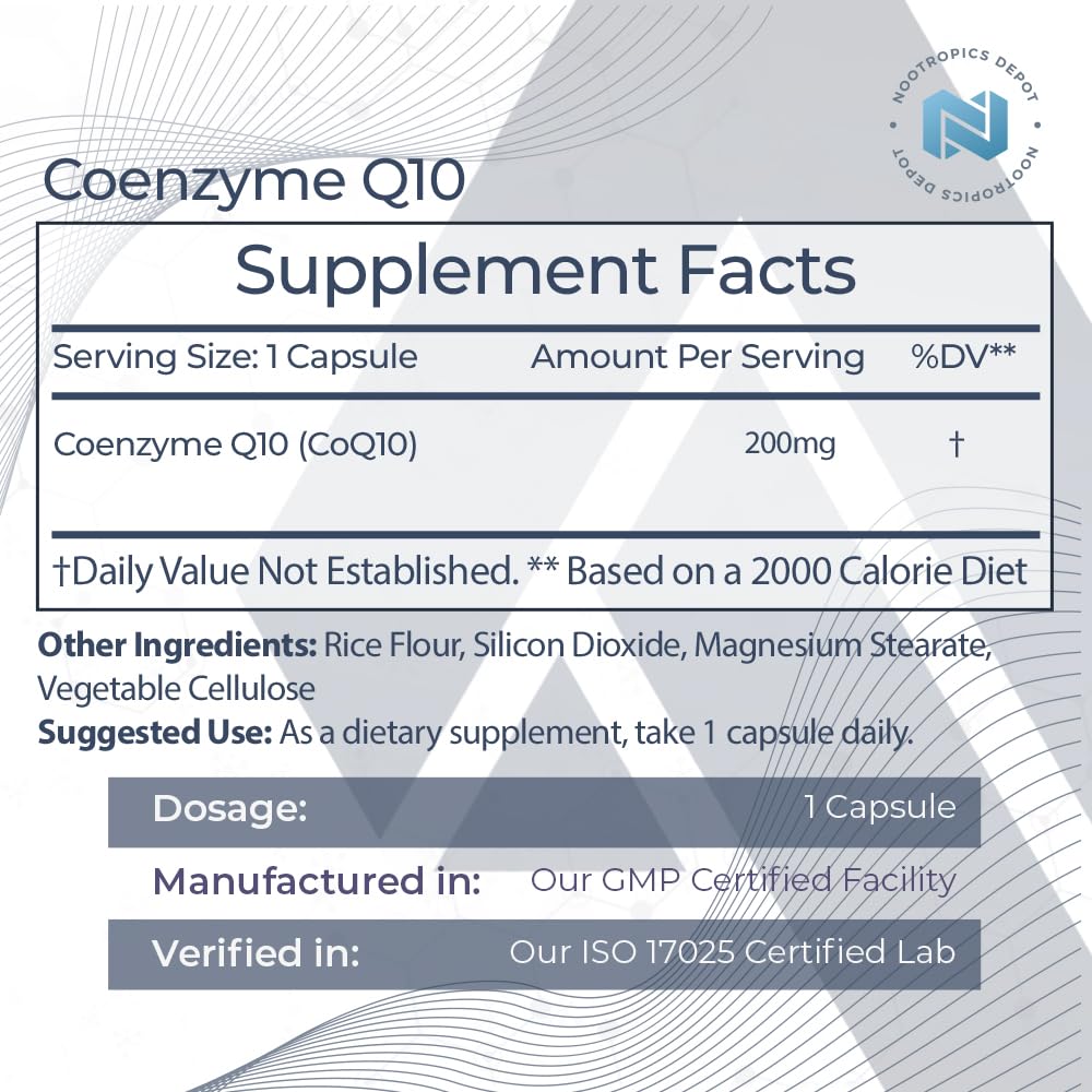 high potency coq10 ubiquinol capsules