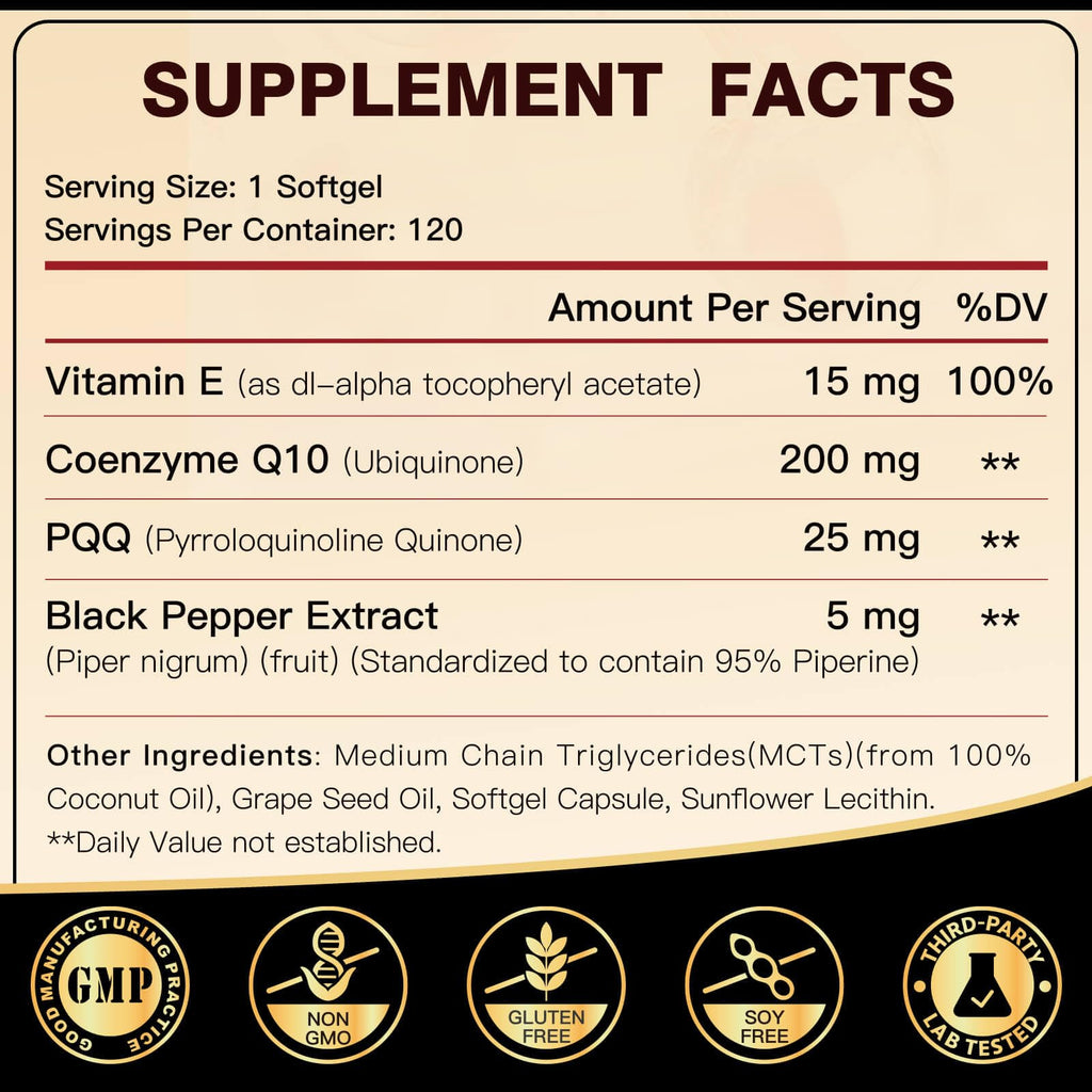 high potency coq10 ubiquinol formula
